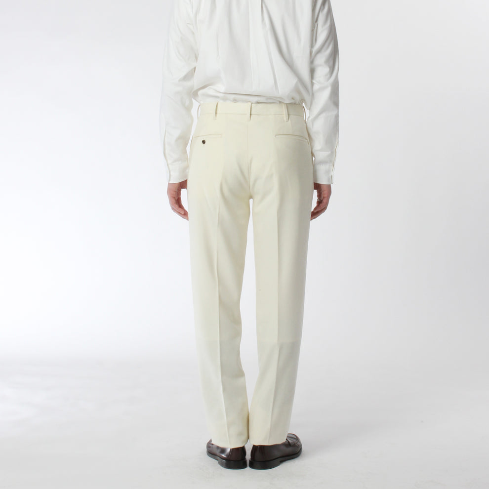 TRIM STEM PANTS / WOOL FLANNEL – ANATOMICA OFFICIAL ONLINE STORE