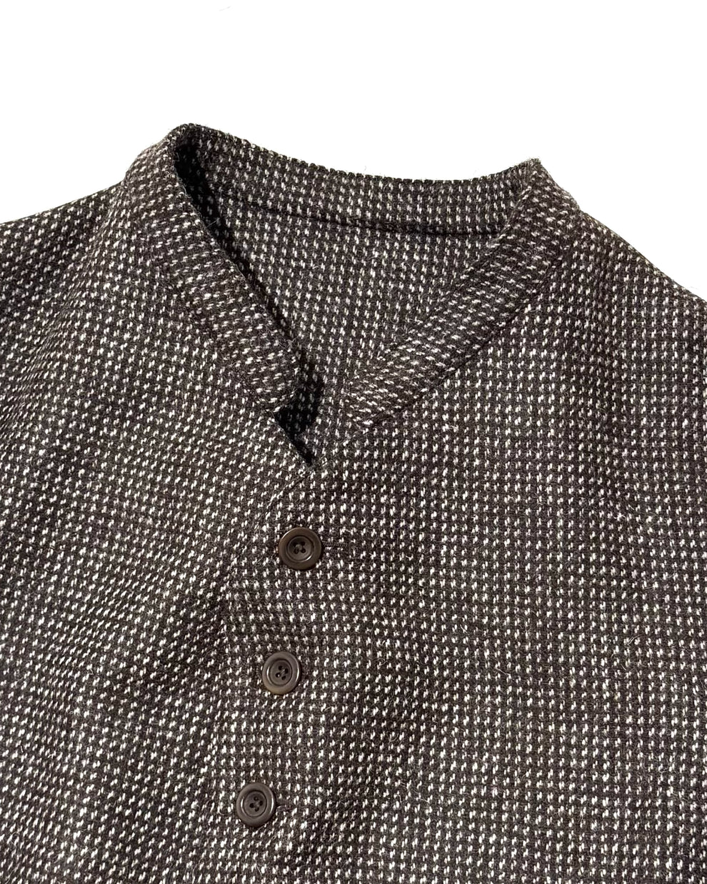 DOLMAN / ORGANIC TWEED BARLEY CORN – ANATOMICA OFFICIAL ONLINE STORE