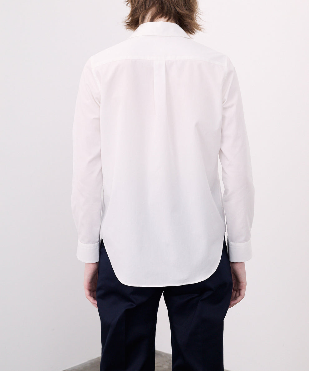 ROUND COLLAR SHIRTS / WHITE – ANATOMICA OFFICIAL ONLINE STORE